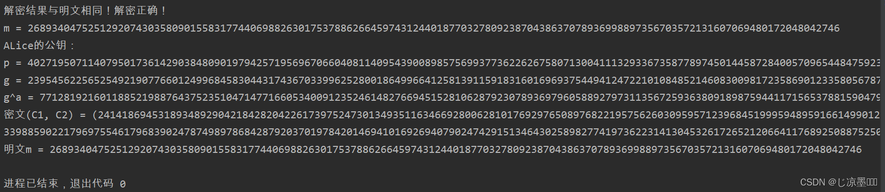 ElGamal公钥密码算法(Python实现)_elgamal python实现-CSDN博客
