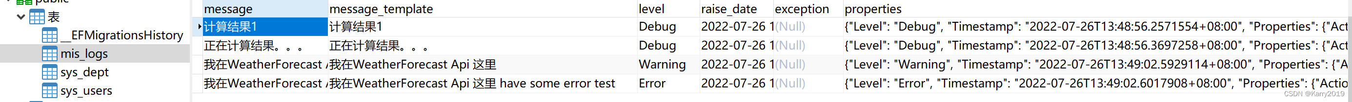 serilog输出日志到console、File、Postgresql_serilog file-CSDN博客