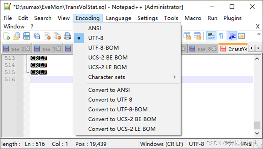 修改文件编码格式（notepad）nodepad3设置编码格式 Csdn博客eos 8110