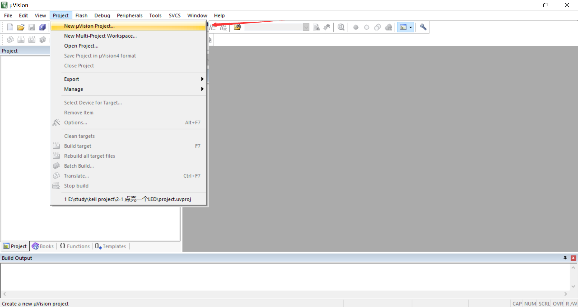 51单片机 第一课：keil5工程的建立（第一章）_keil5创建51单片机工程-CSDN博客
