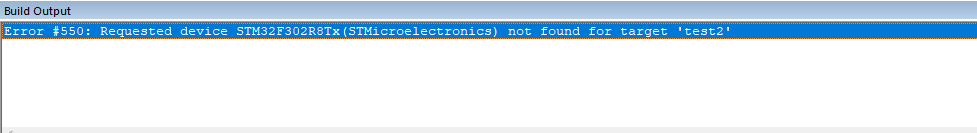 MDK Error #550解决方案_error #550: requested device stm32f103c8(stmicroel-CSDN博客