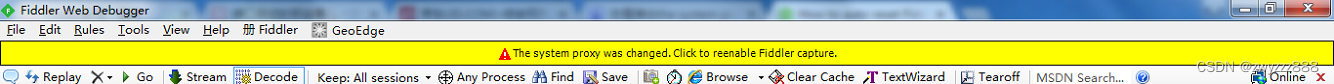 解决fiddler 系统代理已更改的问题_系统代理设置改变forcedclear-CSDN博客