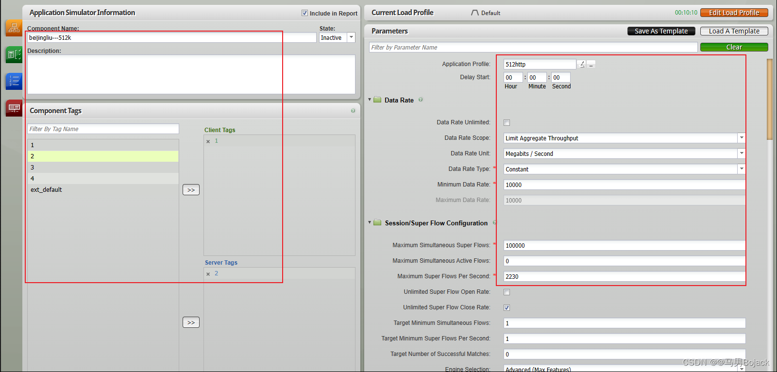 IXIA测试仪及汇聚分流打流配置（吞吐20G，分别打到两个口）_ixia测试仪应用吞吐 新建背景流怎么调低-CSDN博客