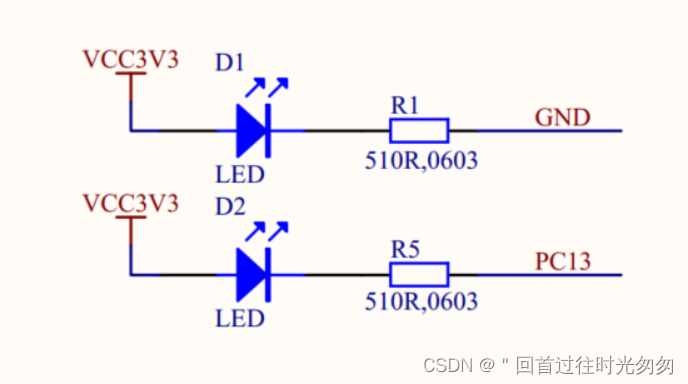 Stm32寄存器点亮第一个灯 Stm32 Rcc操作点灯 Csdn博客