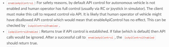 AirSIm相关API记录_client.confirmconnection()-CSDN博客