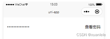 uni-app input查看密码_uniapp input 密码可以查看-CSDN博客