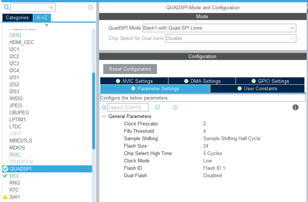 STM32F767 QSPI W25Q256 四线读写 Quad SPI Lines模式 24位地址模式_w25q256jv编程器接线-CSDN博客