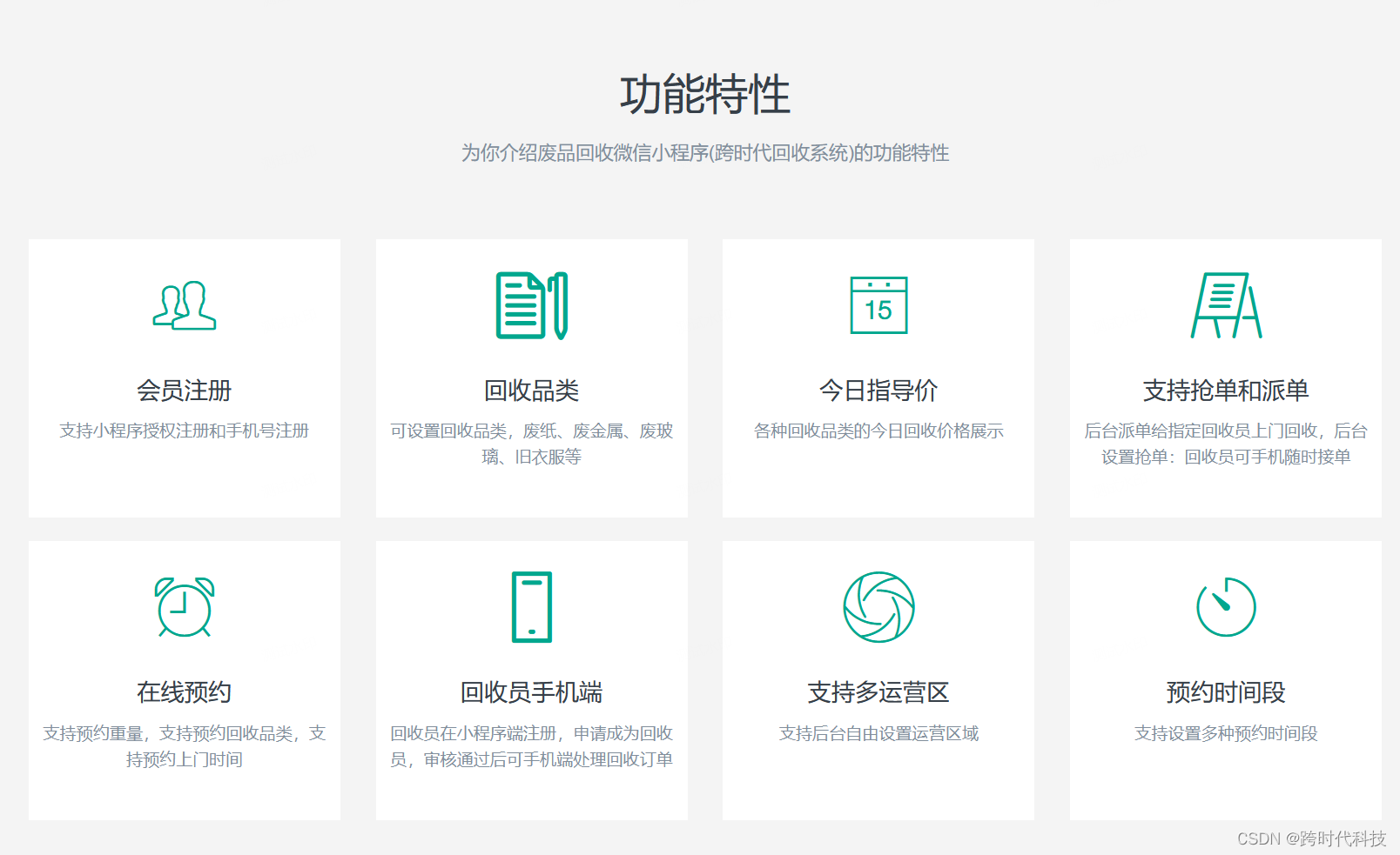 废品回收微信小程序适用废品回收站、再生资源回收公司上门回收使用的小程序 Csdn博客