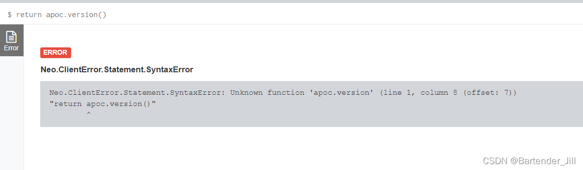[Neo4j]安装Apoc包显示Neo.ClientError.Statement.SyntaxError-CSDN博客