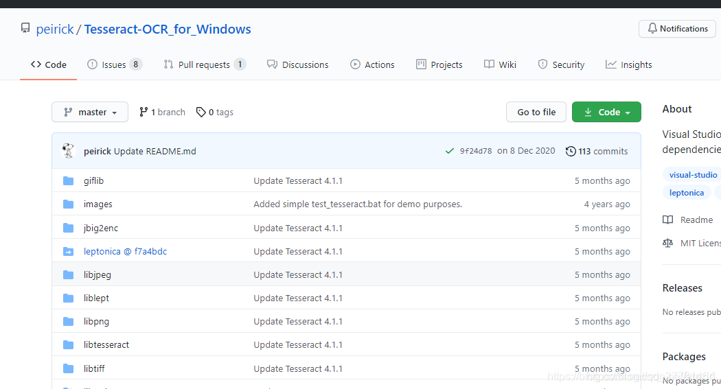 Windows环境下编译tesseract Ocr并使用c Python调用,vs程序配置使用tesseract Tesseract编译和