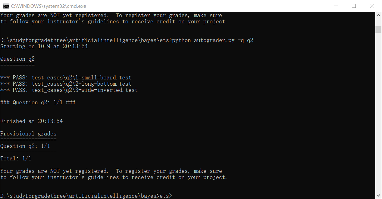 【人工智能】UC Berkeley 2021春季 CS188 Project 4:Inference in Bayes Nets贝叶斯网络中的推理_project 4: inference ...