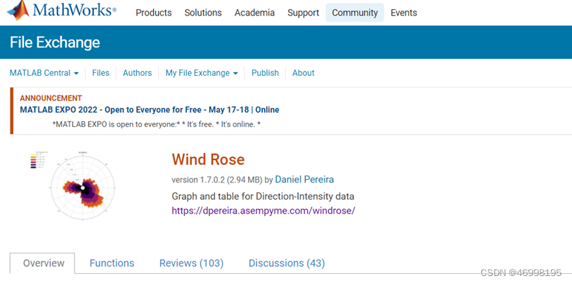 基于matlab使用Windrose函数绘制风矢量分布图（风玫瑰图）_matlab的windrose的数据格式要求-CSDN博客