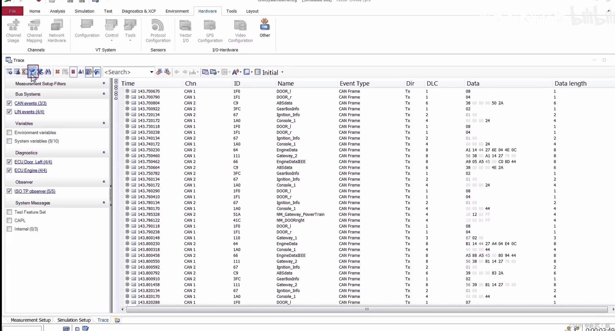 CANoe基础教程02：分析窗口——Trace_canoe trace窗口-CSDN博客