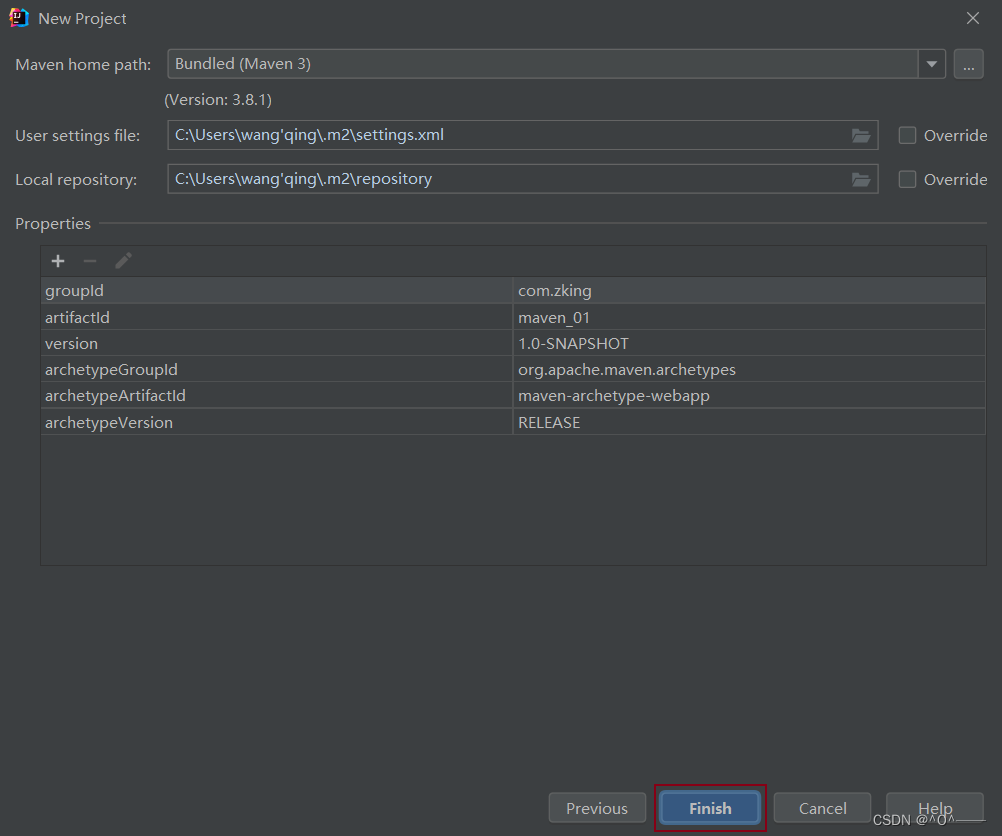 IDEA搭建Maven项目_idea创建maven项目-CSDN博客