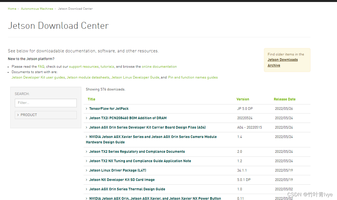 NVIDIA Jetson官网资料整理-CSDN博客