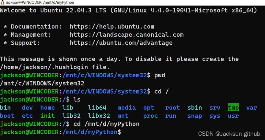 Windows Subsystem For Linux Wsl日常操作之文件操作命令（第一部分）wsl 往板子上push文件 Csdn博客 