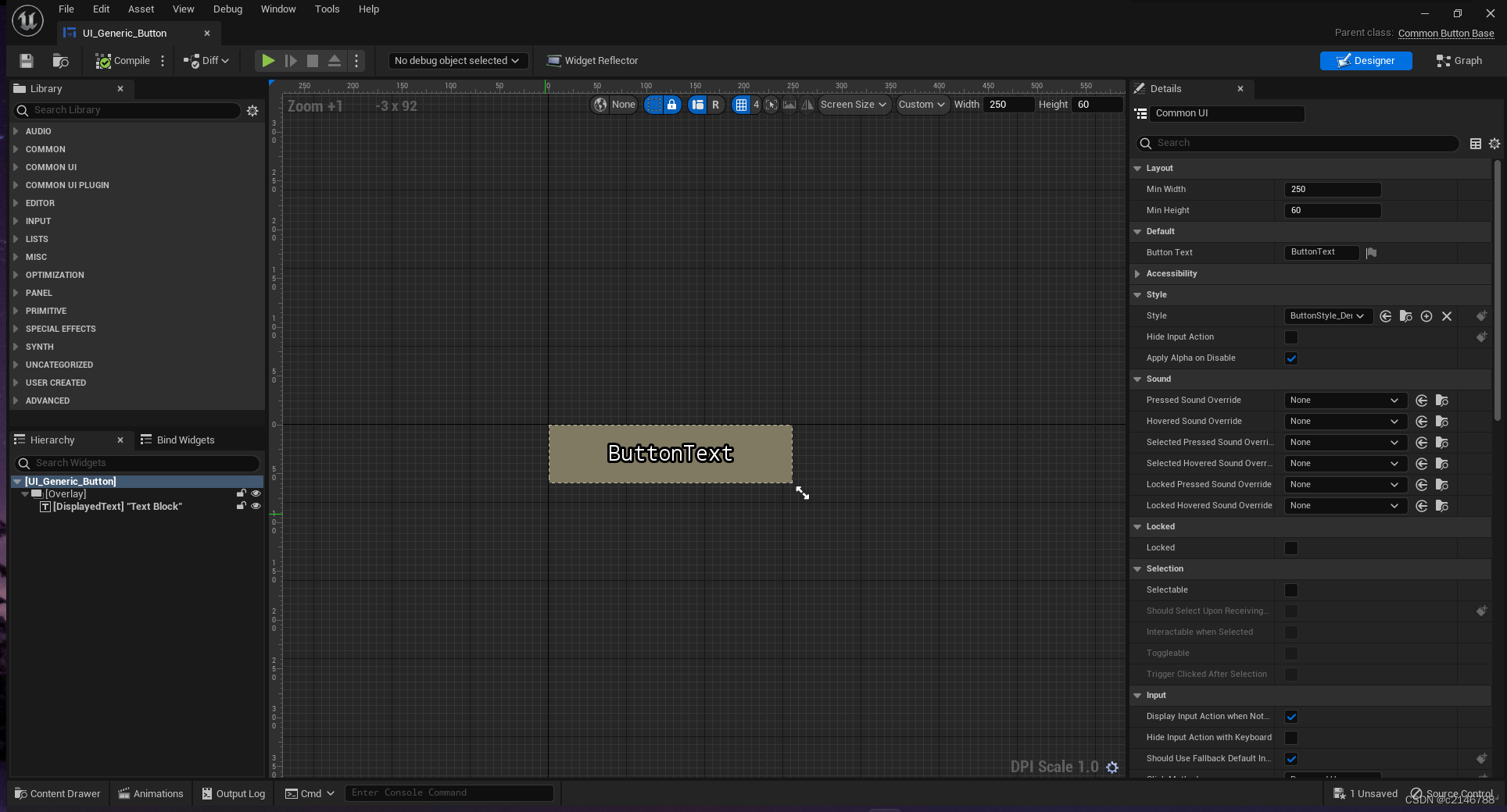 UE5 CommonUI初学笔记-CSDN博客