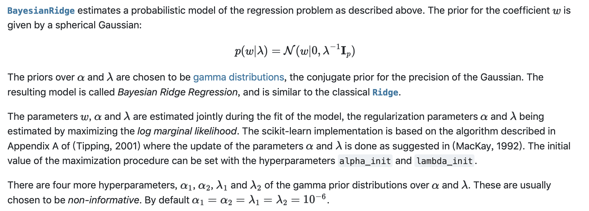 1.1.10. Bayesian Regression（贝叶斯回归）_贝叶斯岭回归-CSDN博客