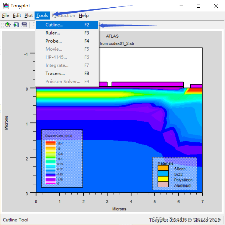 Silvaco学习笔记(十五)——提取电子浓度（electron concentration in empty/full well ...