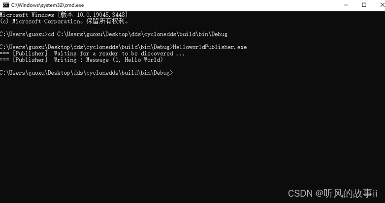 Cyclone DDS安装和例程运行（windows和ubuntu双版本）_cyclonedds-CSDN博客