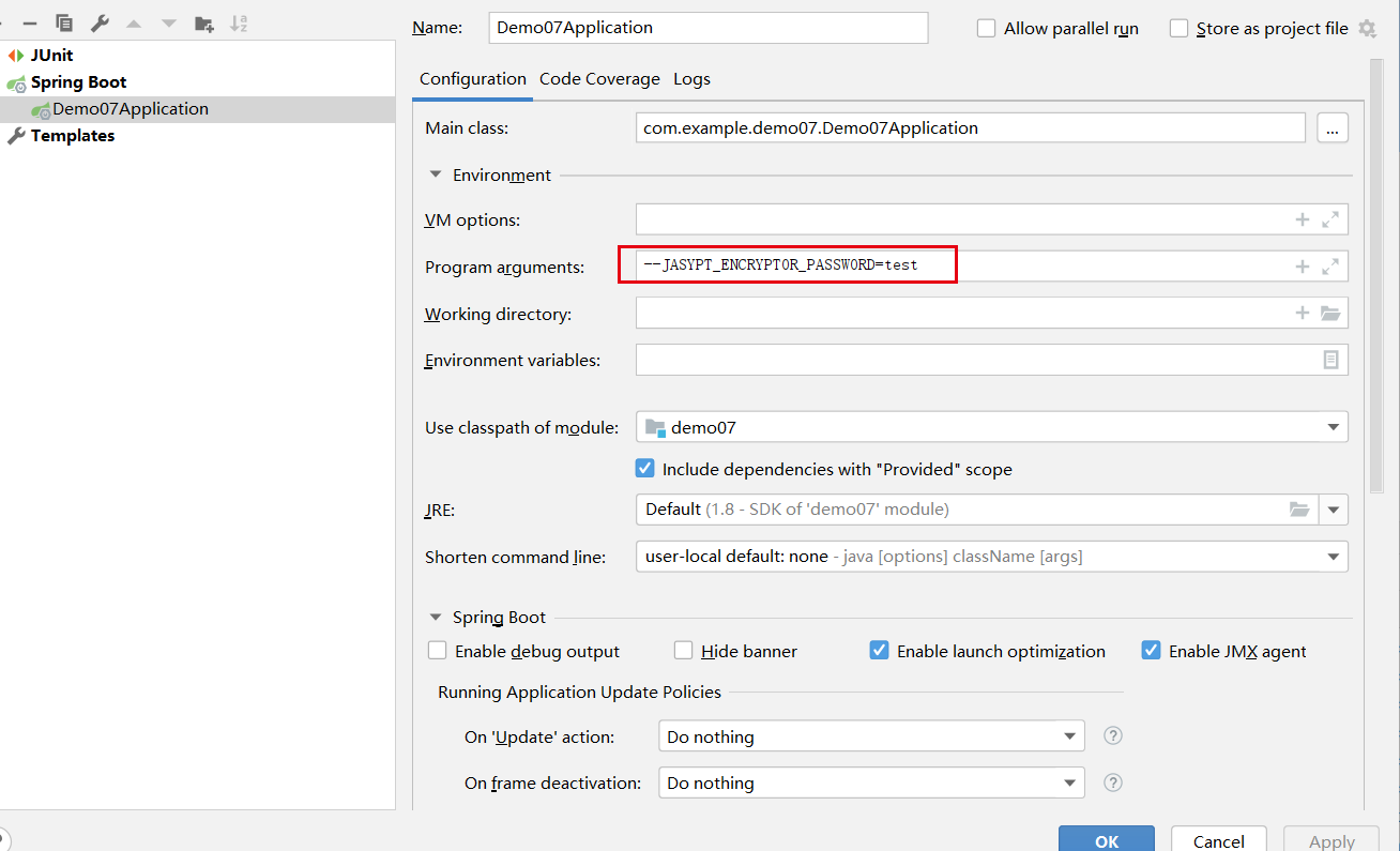Springboot基础73jasypt对配置文件加密解密idea 使用jasypt加密整个配置文件 Csdn博客