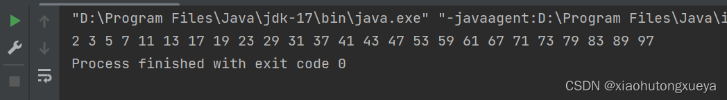 Java 输出1 100以内的素数java输出一到一百的素数 Csdn博客 