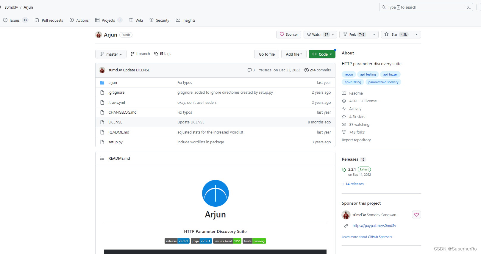 FUZZ参数名工具-Arjun_arjun工具-CSDN博客