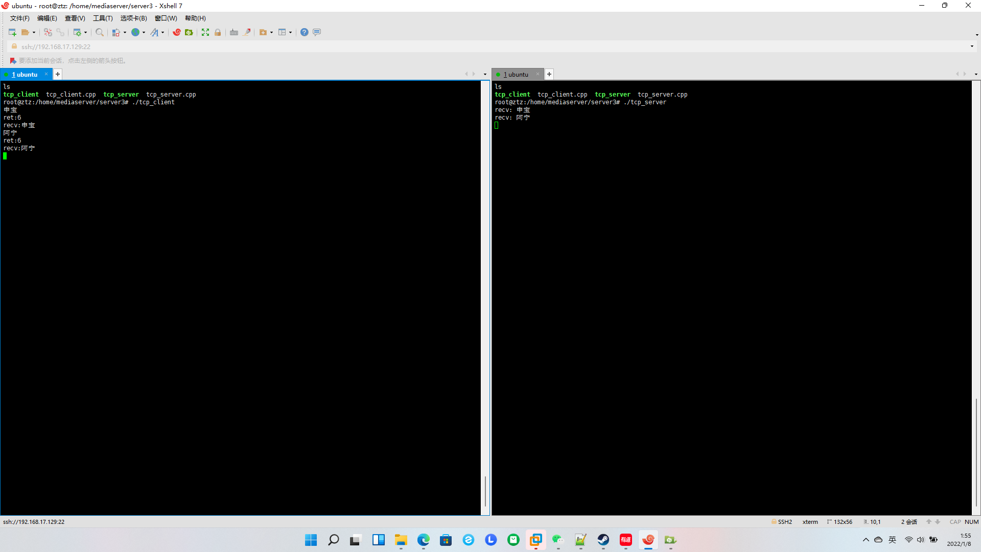 C实现tcp简单的socket服务端和客户端c在vscode上写tcpsocket客户端程序 Csdn博客 