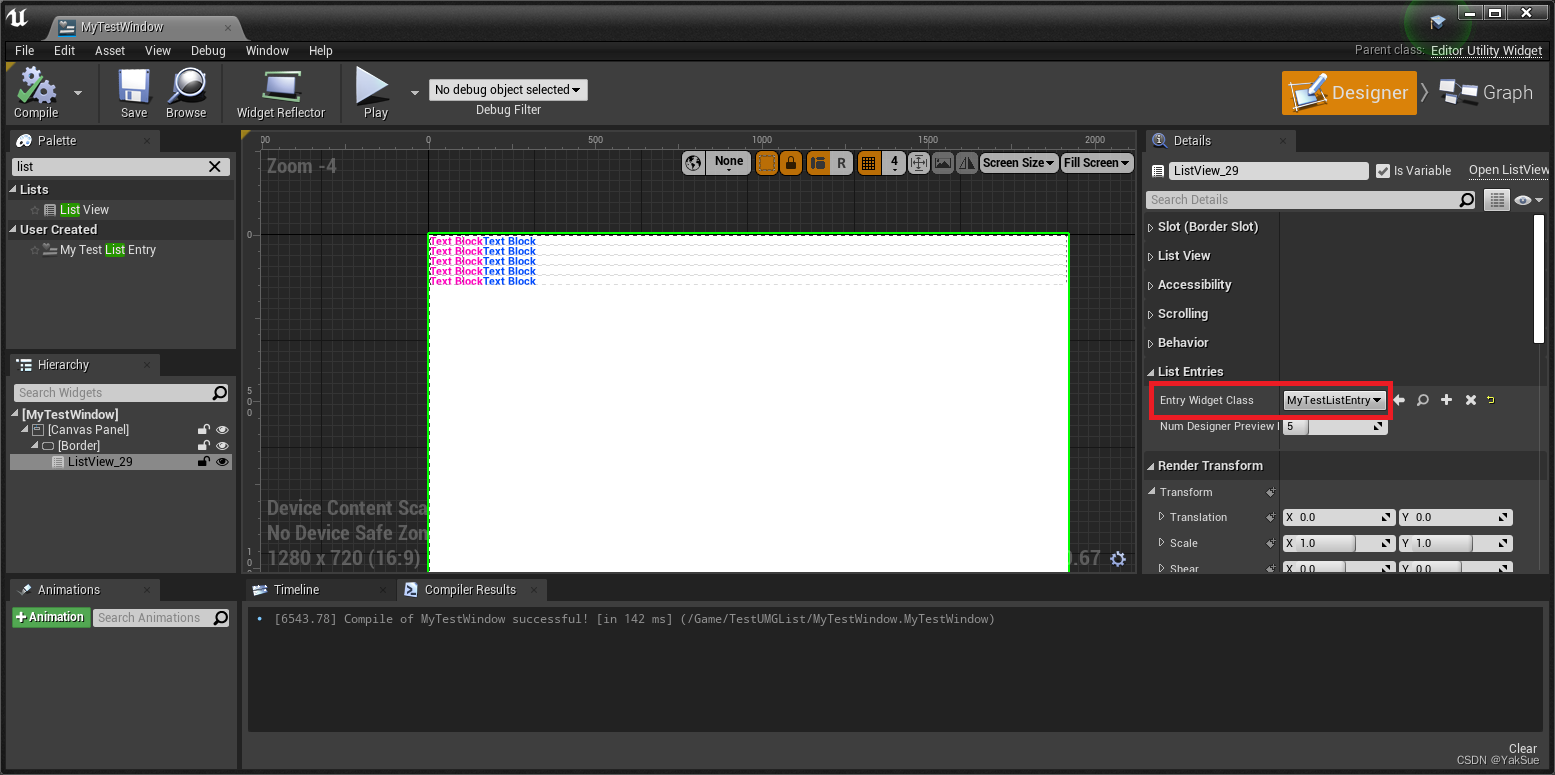 学习在UMG中创建列表（List View）_ue umg 树列表-CSDN博客
