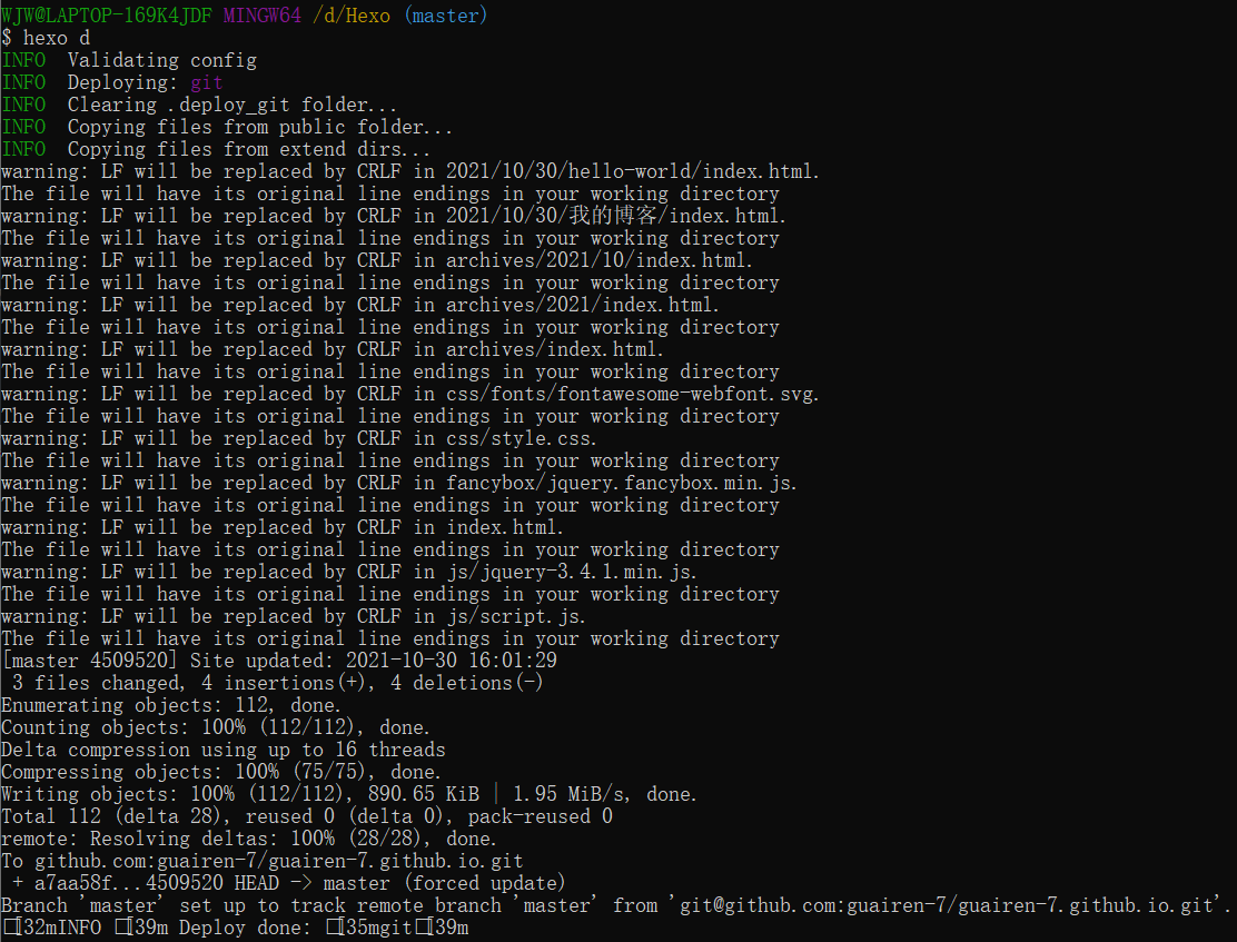【Hexo】+【Github】搭建blog_yamlexception: duplicated mapping key-CSDN博客