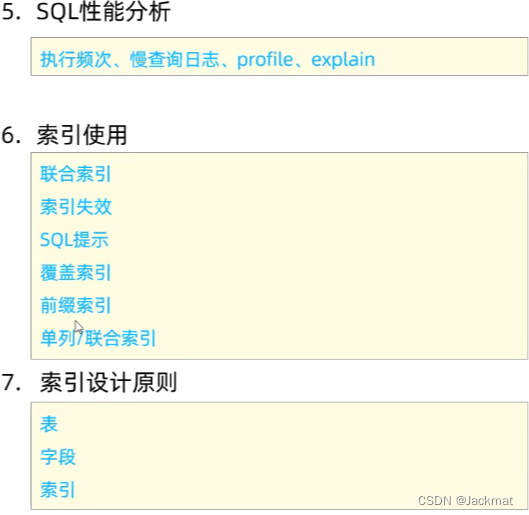 Mysql中索引使用规则(最左前缀法则、联合索引中,出现范围查询、索引列上进行运算操作、字符串不加引号、头部模糊查询、or连接的两边没有索引导致失效、数据分布影响、sql提示、覆盖查询、前缀
