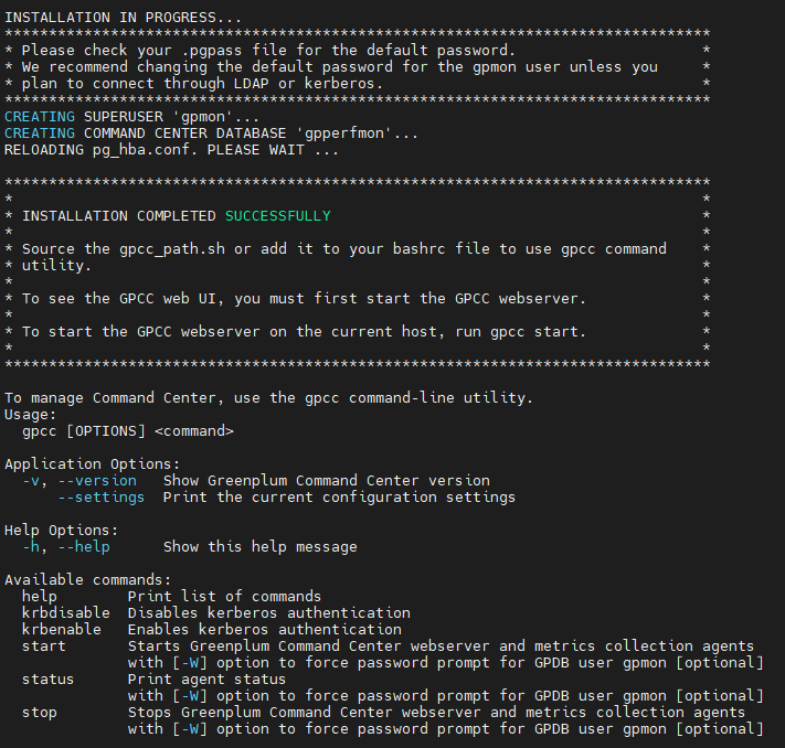 Greenplum【部署 02】GP 数据库 web 监控工具 Greenplum Command Center v6.6.0 安装配置及问题处理（一篇学会部署配置启动 GPCC 避坑指南 ...