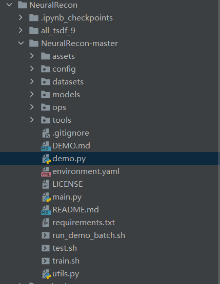 三维重建——NeuralRecon项目源码解读_neuralrecon代码解析-CSDN博客