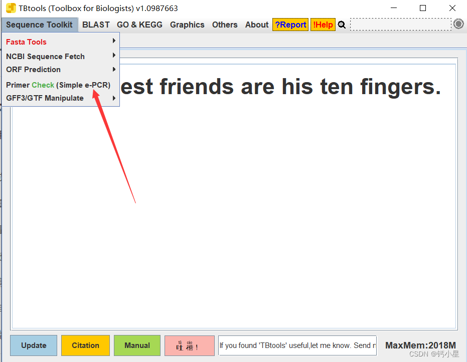 引物设计-Primer6.0-CSDN博客