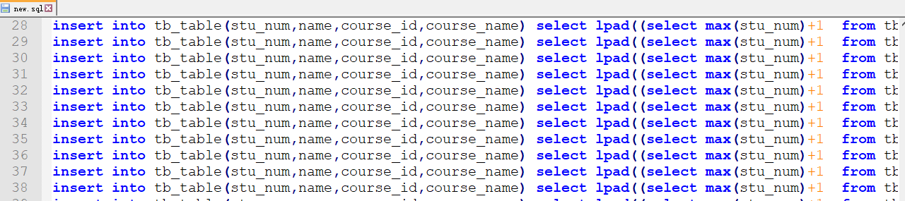Mysql批量插入数据时字段值从该字段最大值1开始递增问题解决sql字段值递增加一 Csdn博客 