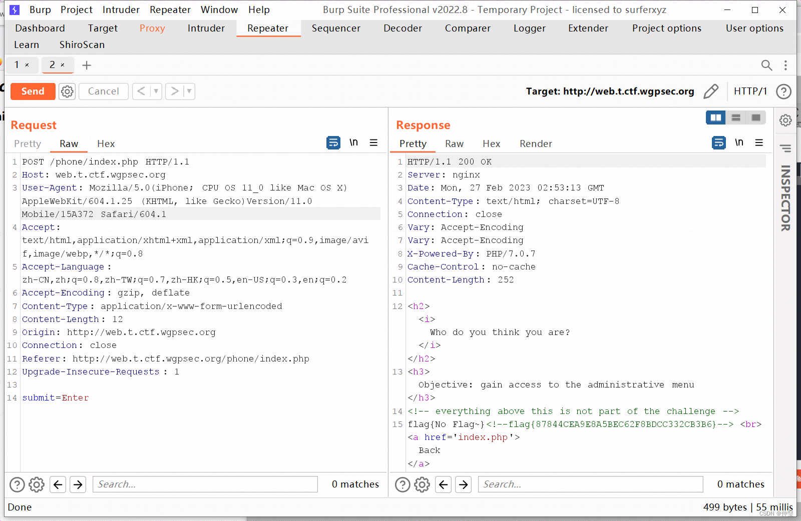 WgpSec CTF-你可能需要一部 Iphone_真实的ctf1 wgpsec-CSDN博客