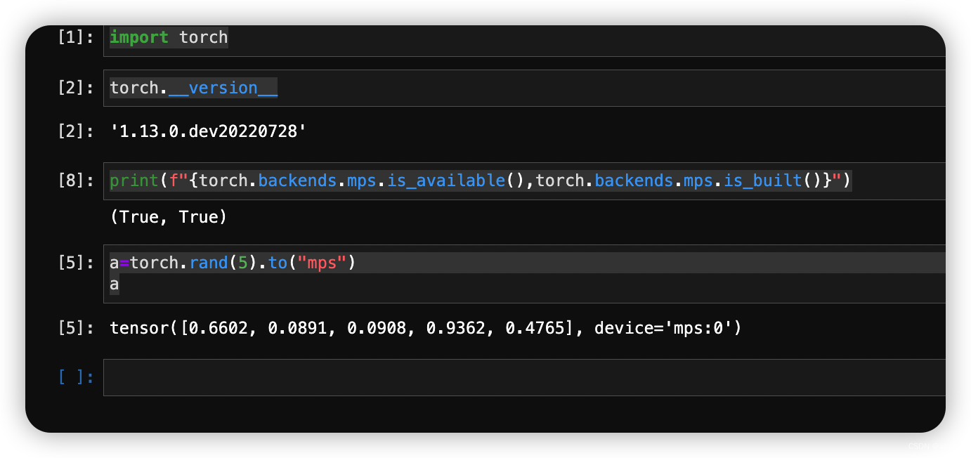 Mac Pro M1 PyTorch GPU pytorch Gpu shelgi CSDN 