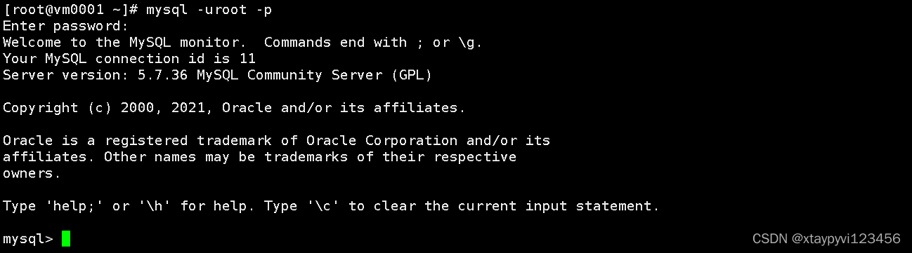 Linux 安装MySQL5.7.36(CentOS7为例)-CSDN博客