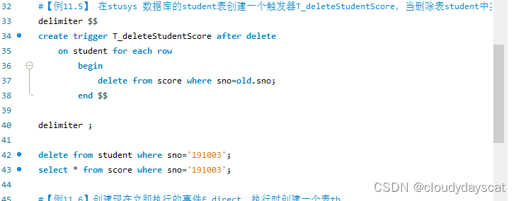 第十一章触发器和事件为course表创建一个名为t2的insert触发器当在course表中插入一条新课程信息时激 Csdn博客