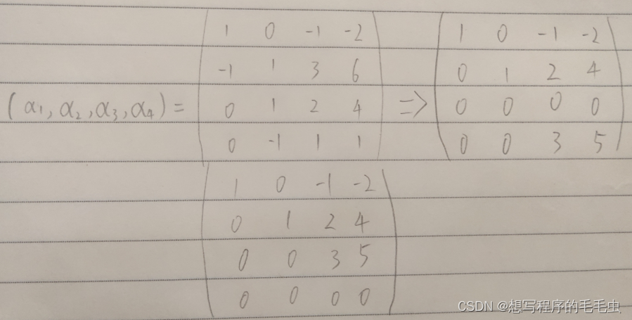 线性代数（5）：向量_已知向量 a=(1,2,1)], a2=(2,3,a),4=(l,a+2,-2),β=(1,-1,a-CSDN博客