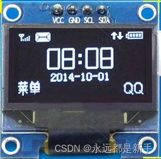 基于Proteus无实物零基础STM32入门自学教程（十一）--0.96“OLED屏显示I2C接口_proteus中oled屏在哪-CSDN博客