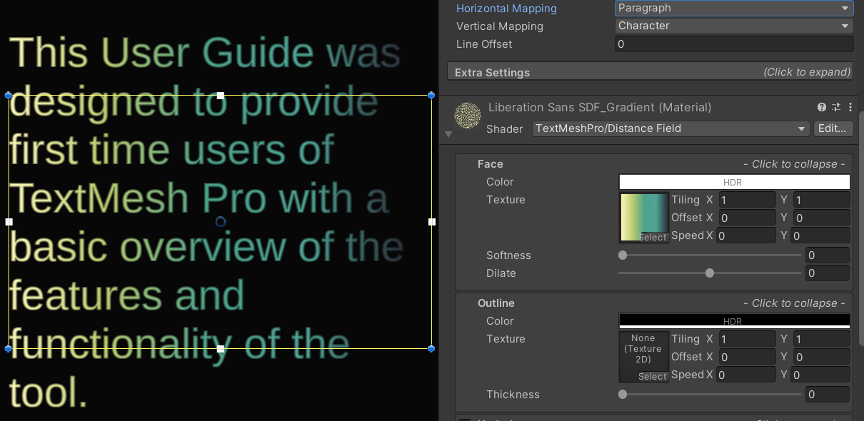 TextMeshPro 渐变色_textmeshpro 文本框统一渐变-CSDN博客
