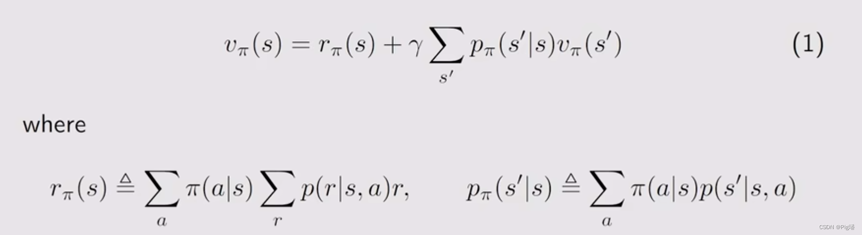 强化学习-Bellman Equation-CSDN博客