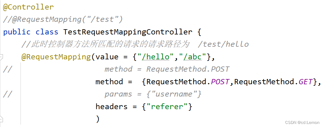@RequestMapping注解（2）_requestmapping占位符-CSDN博客