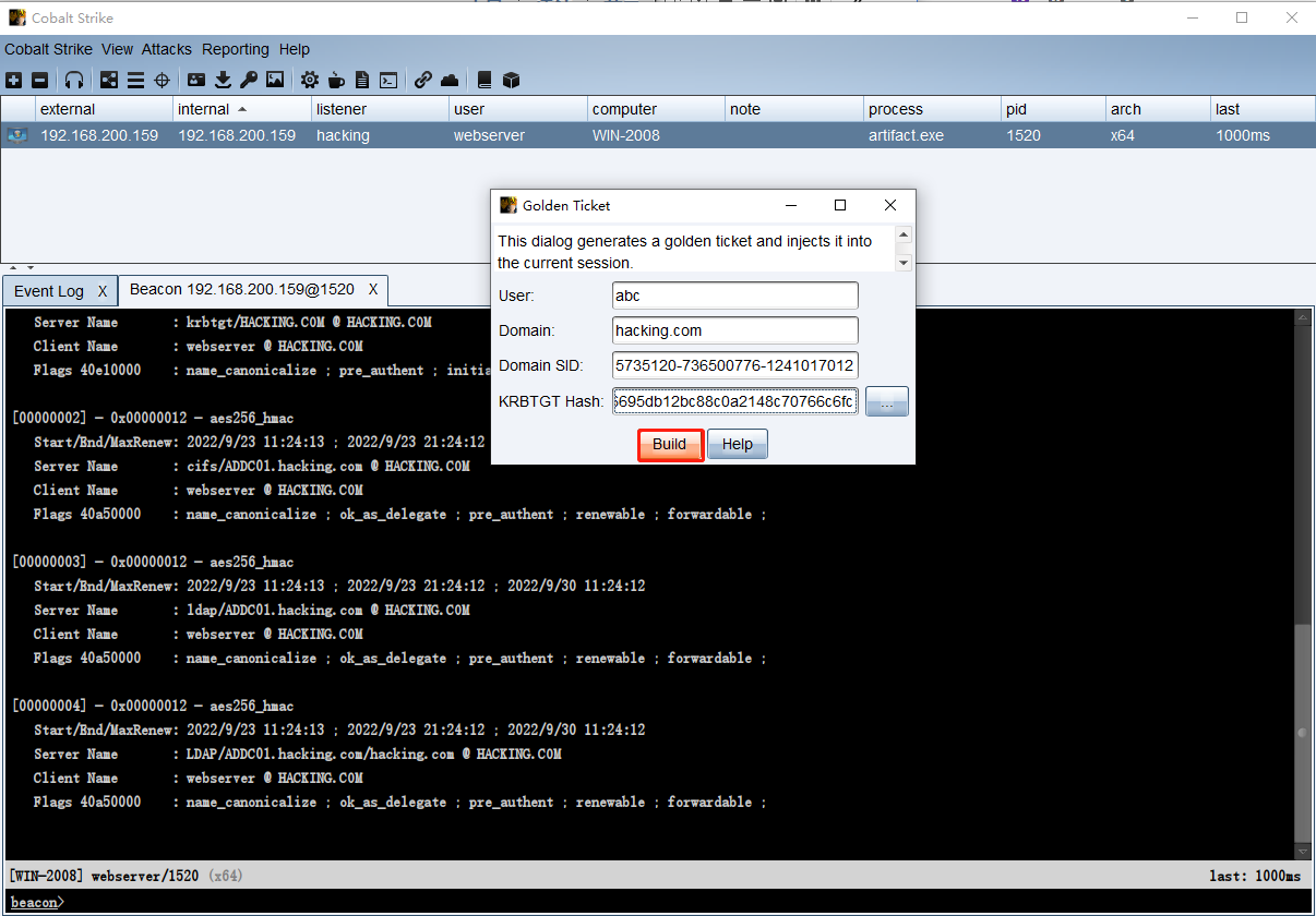 黄金票据制作原理及利用方式_krbtgt-CSDN博客