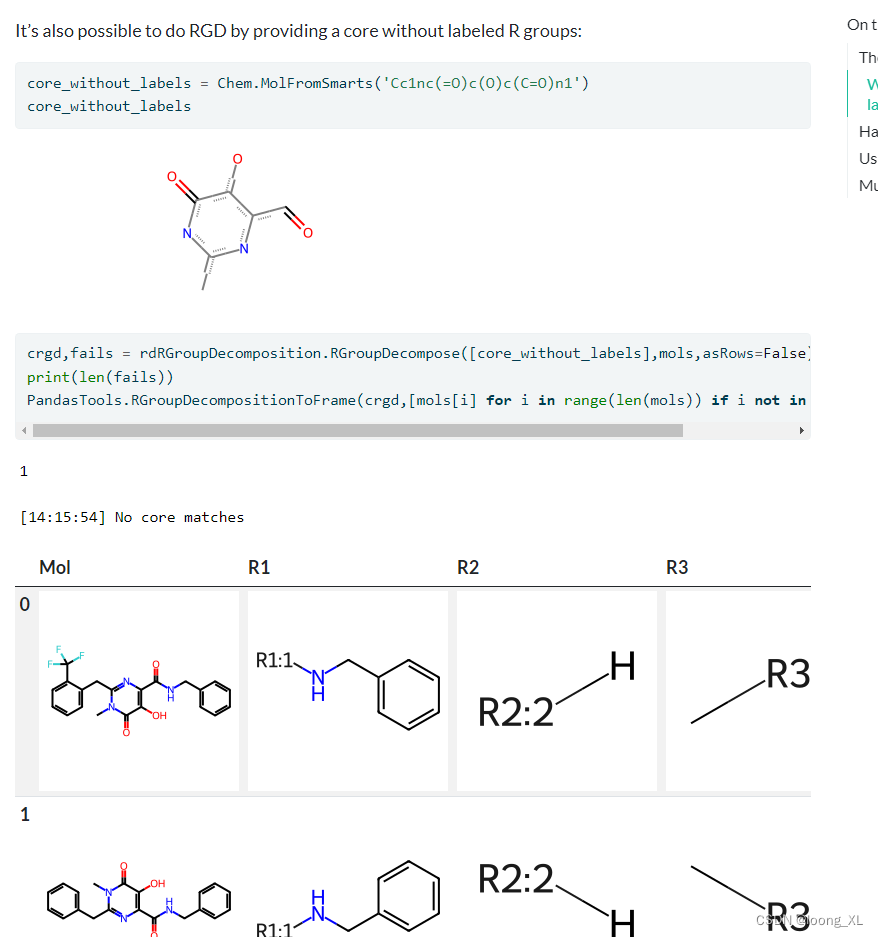 rdkit rdRGroupDecomposition 侧链片段基团分离_rgroupdecompose-CSDN博客