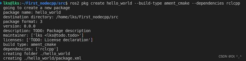 ROS2创建cpp功能包和节点_ros中创建cpp文件-CSDN博客
