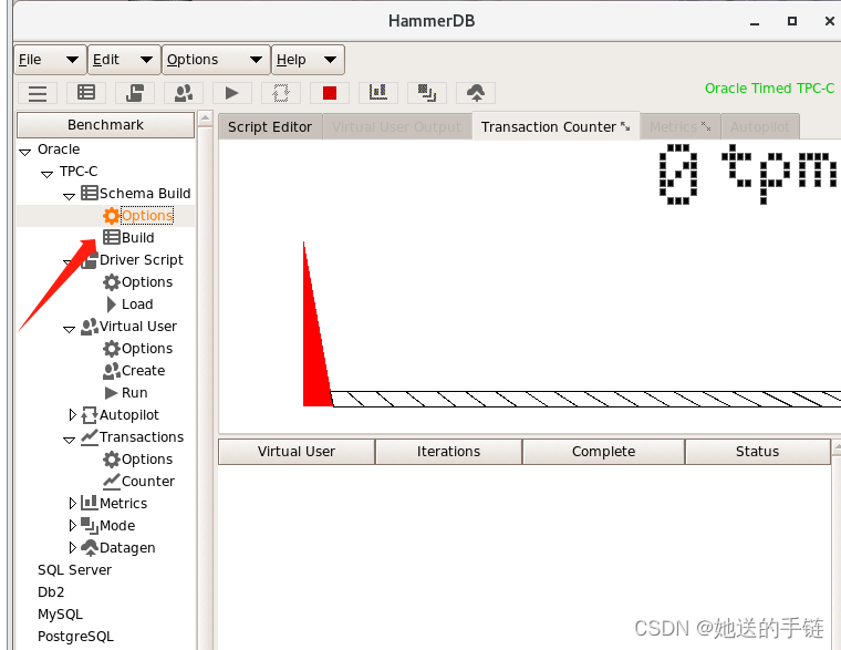 使用HammerDB对oracle数据库进行压测（附详细图文）_hammer测试 linux oracle-CSDN博客