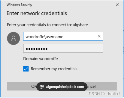 “Enter Network Credentials“ 处理方法-CSDN博客