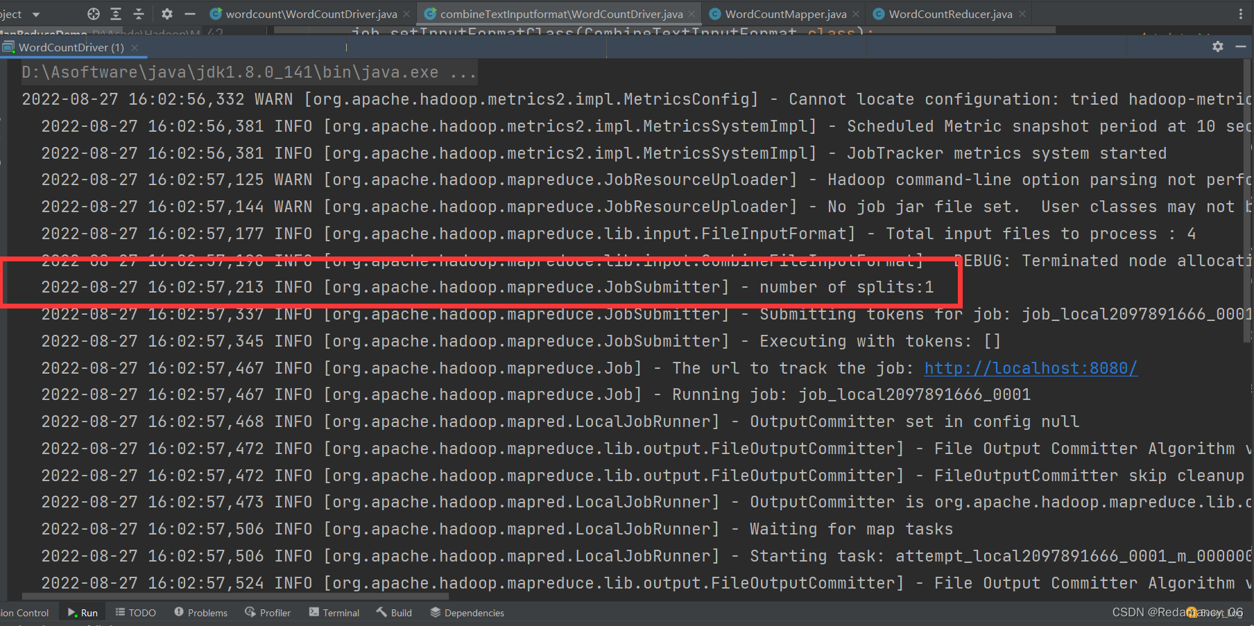 Hadoop中的FileInputFormat切片机制、FileInputFormat切片大小的参数配置、TextInputFormat、CombineTextInputFormat切片机制 ...